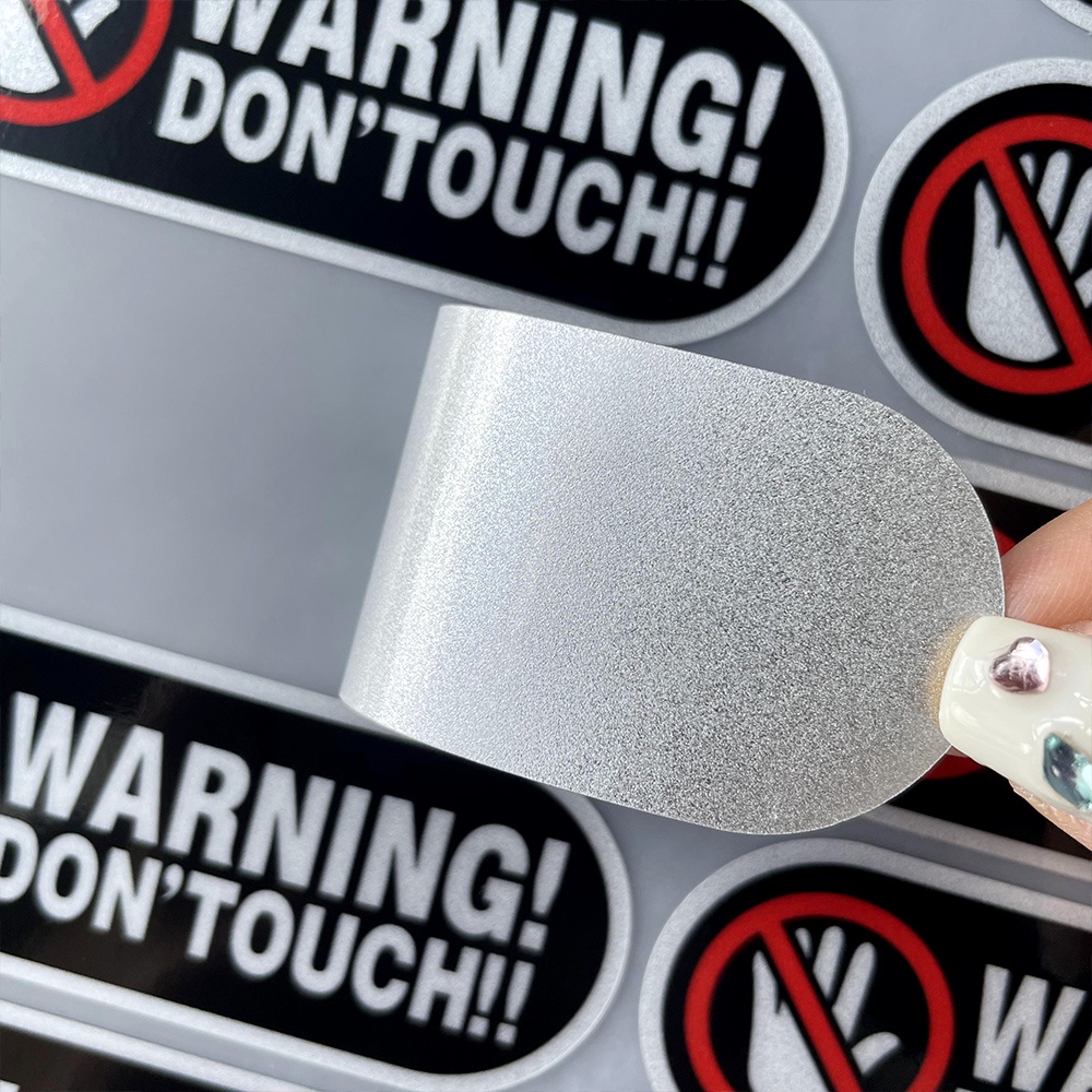 Reflective Warning Do Not Touch Stickers Hands Off Caution Car Styling ...