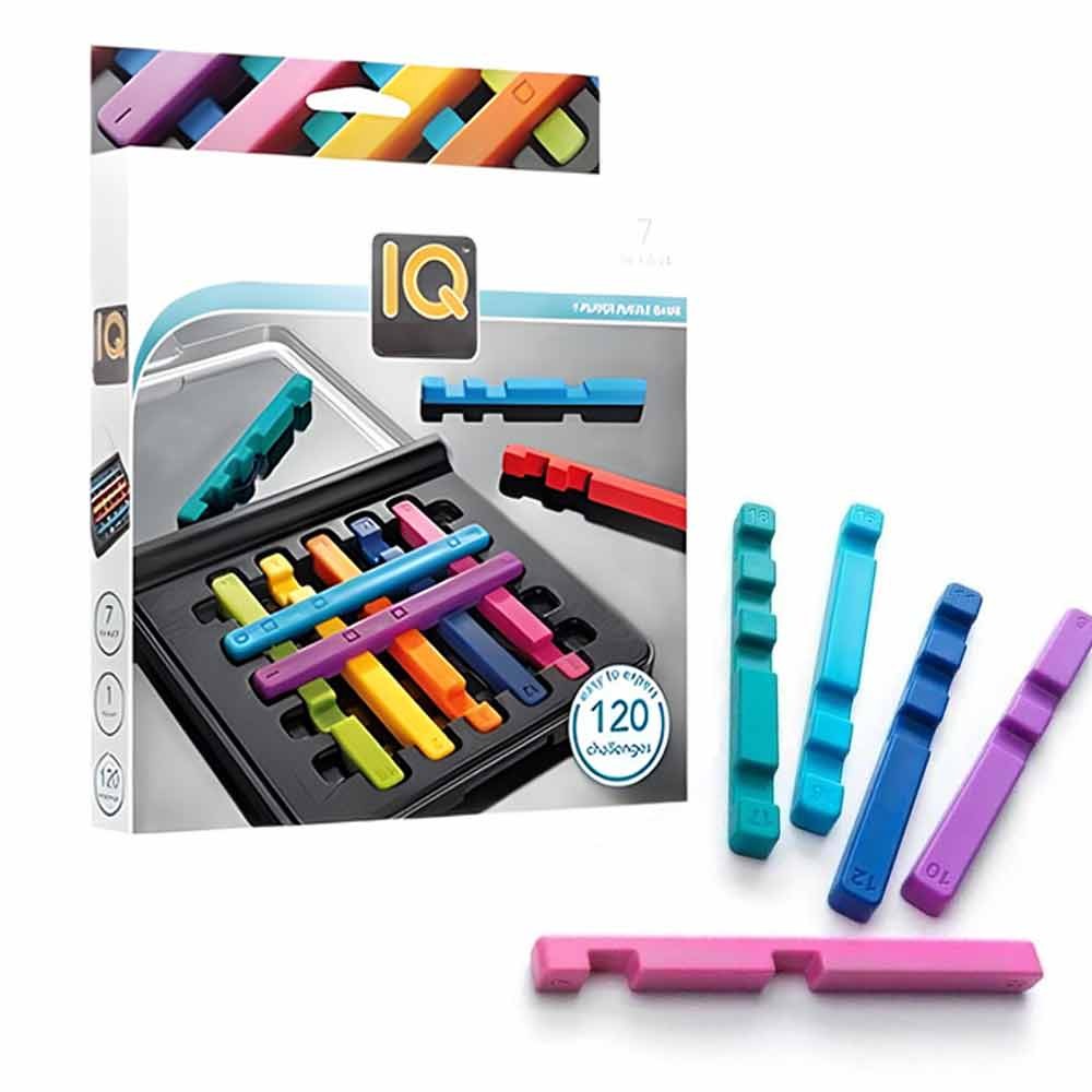 Smart Board Games IQ Stixx Puzzle Game with 120 Challenges Ages 6 ...