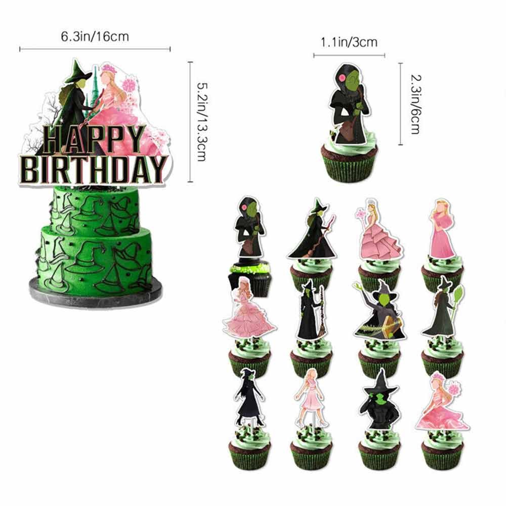 Wicked Birthday Decorations Kids Witch Happy Banner | Shopee Singapore