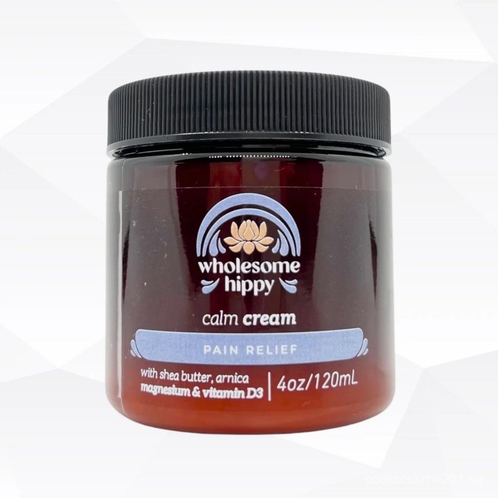 Wholesome Hippy Calm Cream with Magnesium - Vitamin D3 - Magnesium ...