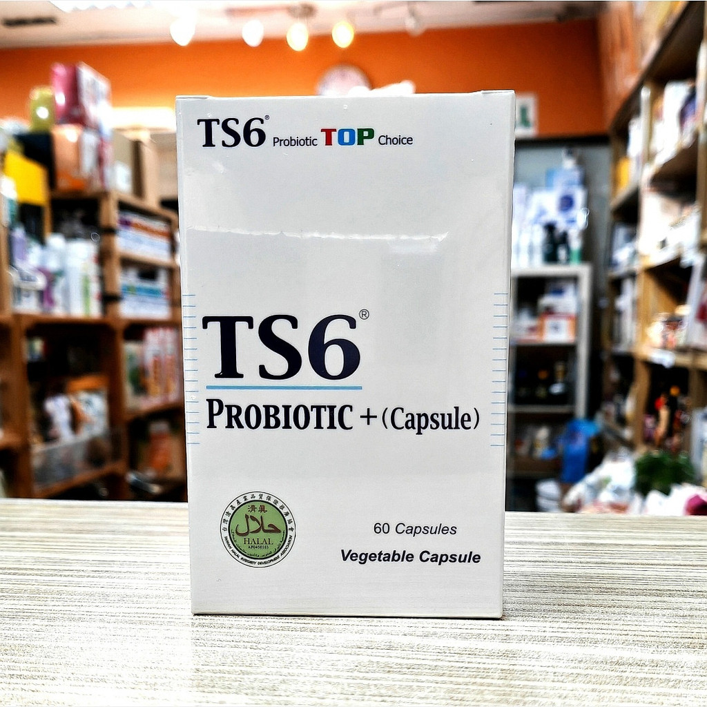 TS6 Probiotic+ Capsule (350mg) 益生菌+胶囊 60's For gut health & immunity | Shopee Singapore