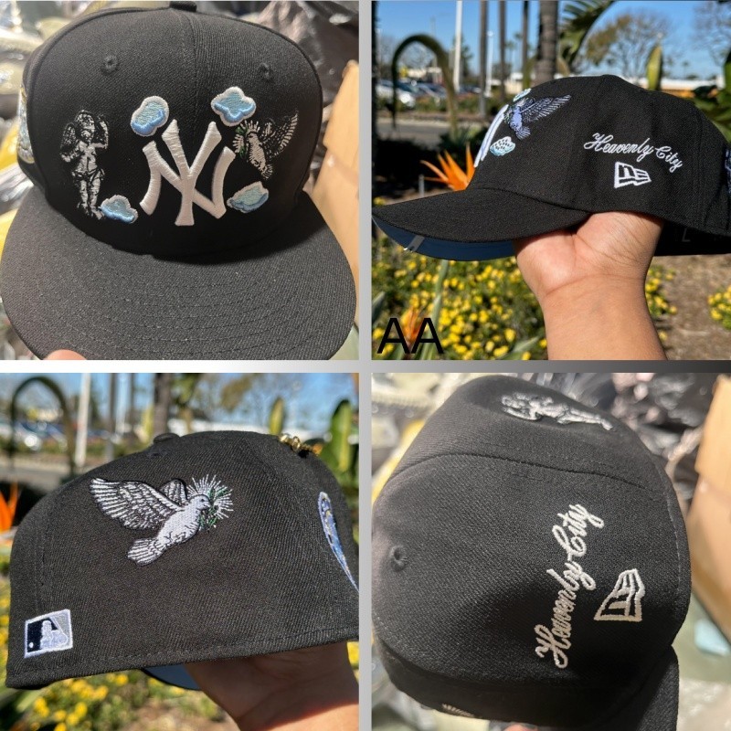 NEW/ERA EXCLUSIVE 59FIFTY BLACK New York Yankees hat [in stock ...