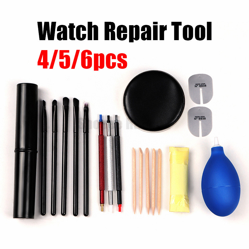 4/5/6pcs Set Watch Accessories Repair Tool Kits Pump Cleaning Suit ...