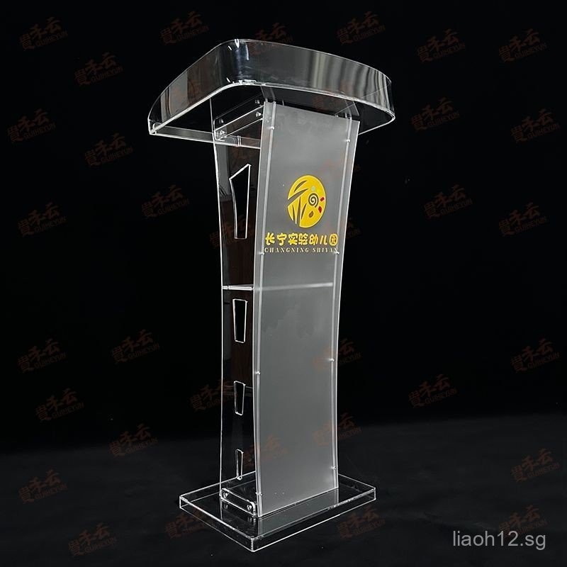 Customized Parking Desk Reception Desk Reception Desk Podium Acrylic ...