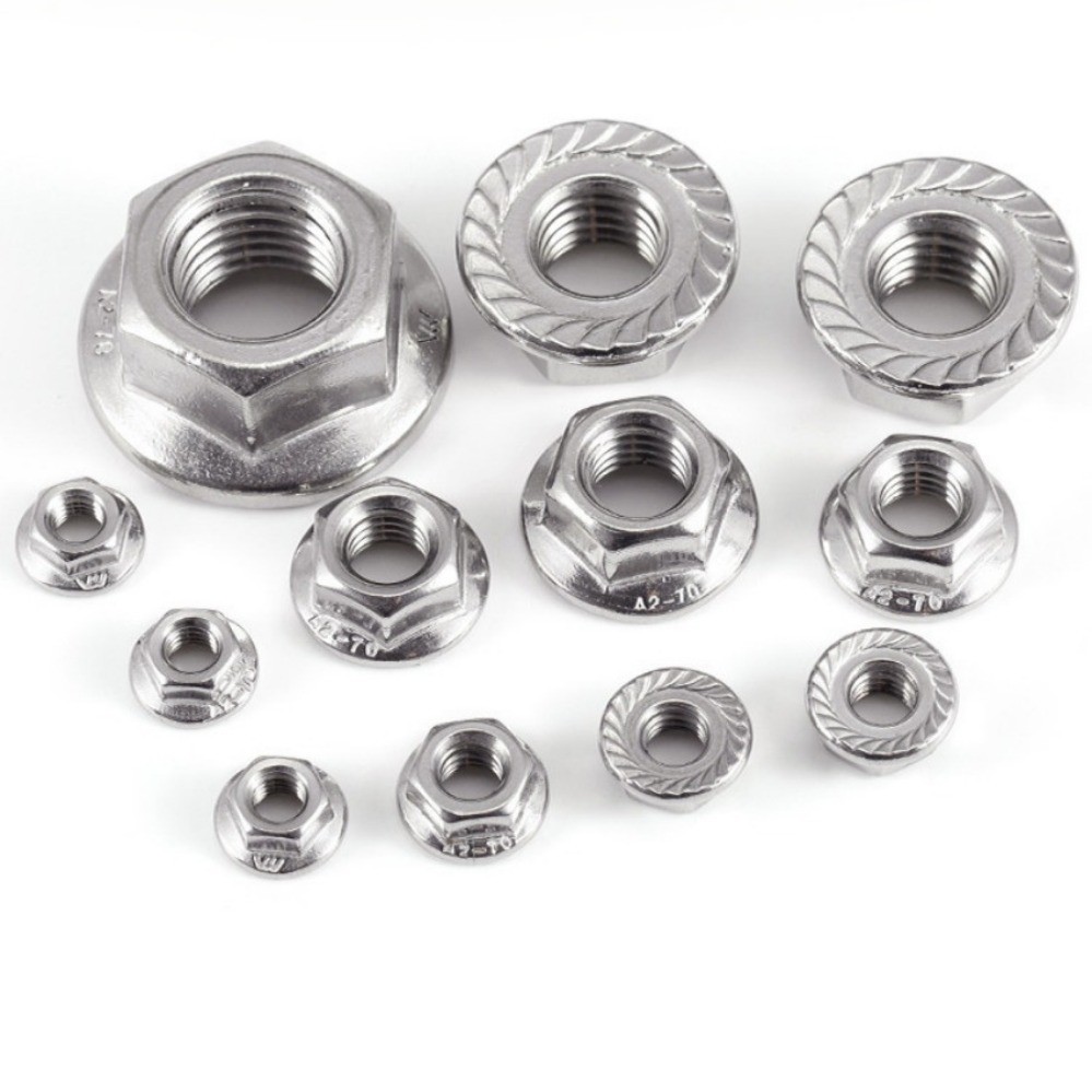 304 Stainless Steel Reverse Thread Flange Nut M4/M5/M6/M8/M10/M12 (AZY ...