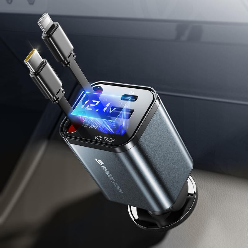 MAGIC JOHN 30W PD Car Charger Fast Charging, mini charger, 180 ...