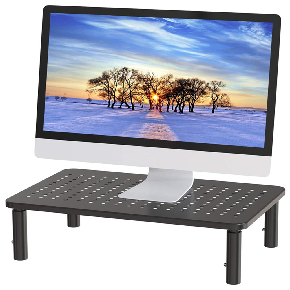 RotatingMoment 5# Desktop Monitor Riser with Airflow Vents Computer ...