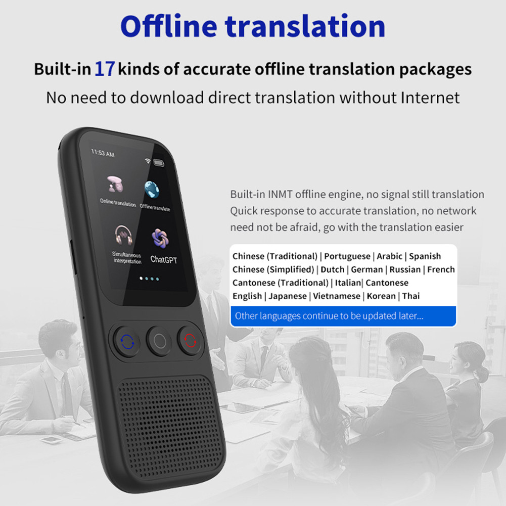 [cozyroomss.sg] Language Translator Device 138 Languages Online Offline ...
