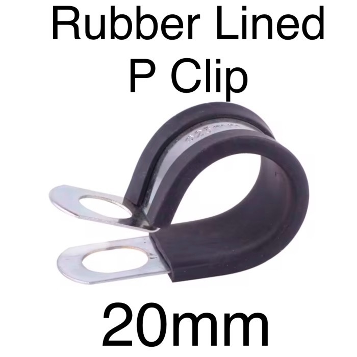 Hanging Rubber Pipe Insulator Clamps 20mm 20 mm Galvanized Rubber Clip ...