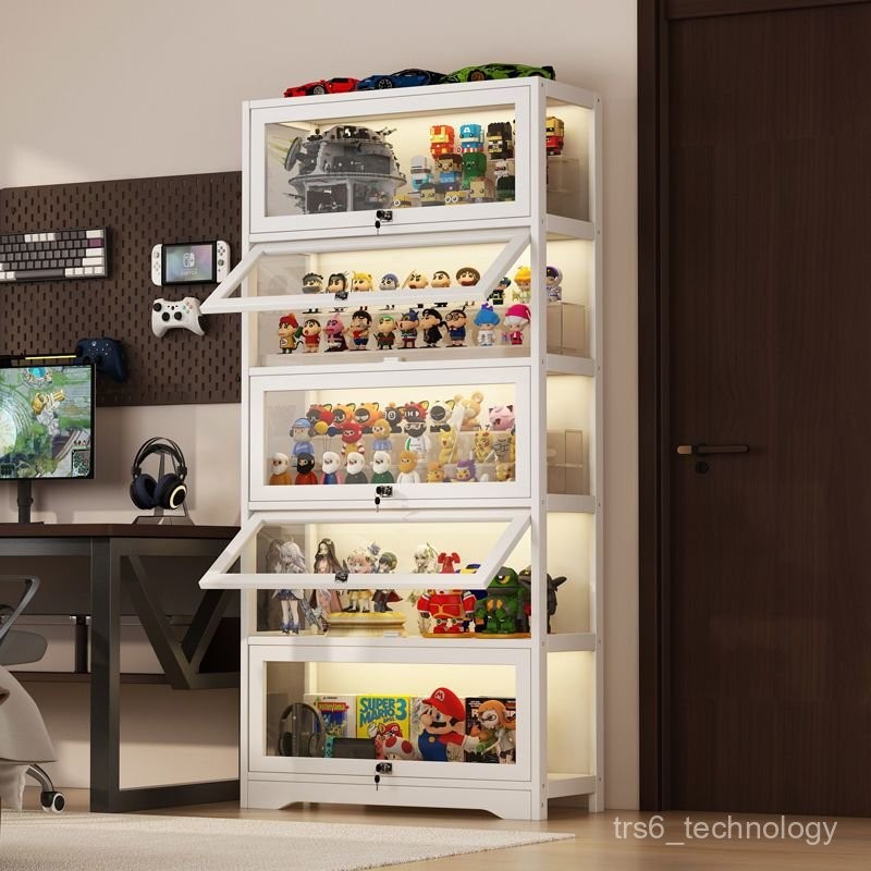 Blind Box Hand-Made Acrylic Display Cabinet Belt led Light Storage ...