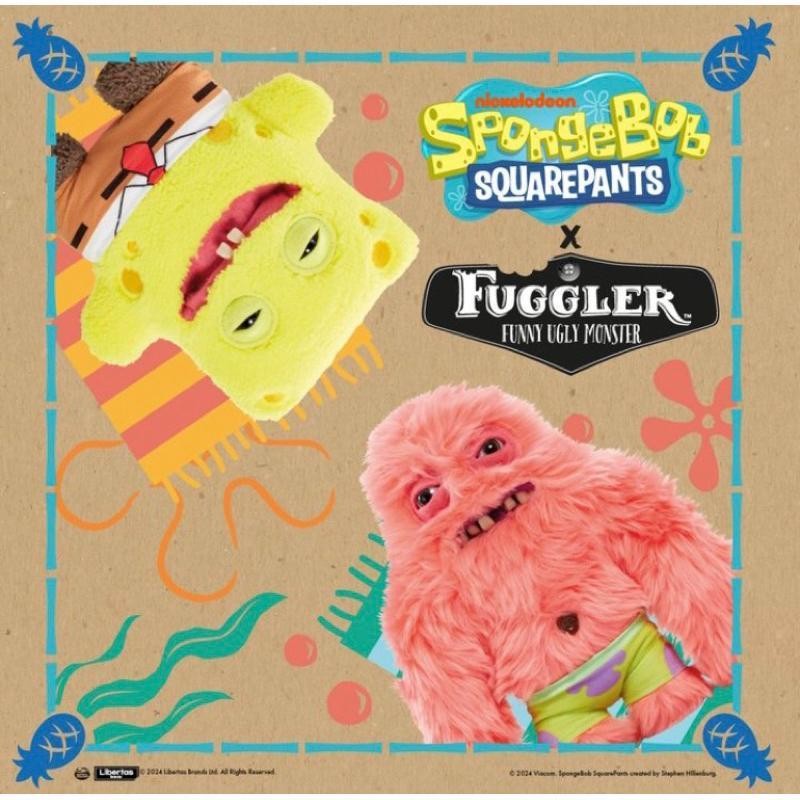 SpongeBob Squarepants X Fuggler Ugly Monster Animation Character Plush ...
