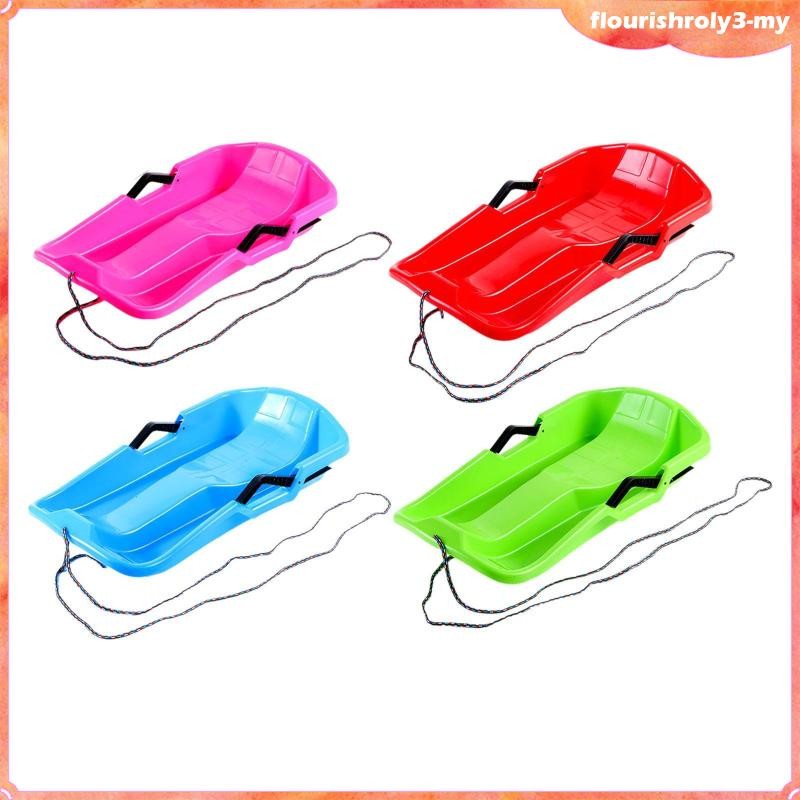 [Flourish] Snow Sled Winter Toy Multifunctional Snow Luge with Pull ...