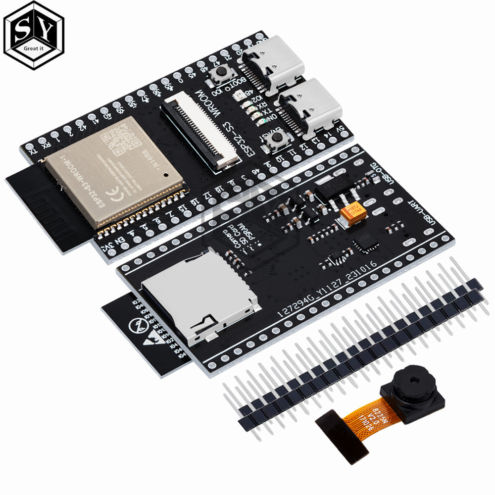 ESP32-S3 WROOM N16R8 CAM Development Board WiFi+Bluetooth Module OV2640 ...