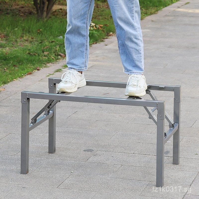 Rectangular Table Legs Frame Long Folding Table Legs Table 1Folding ...