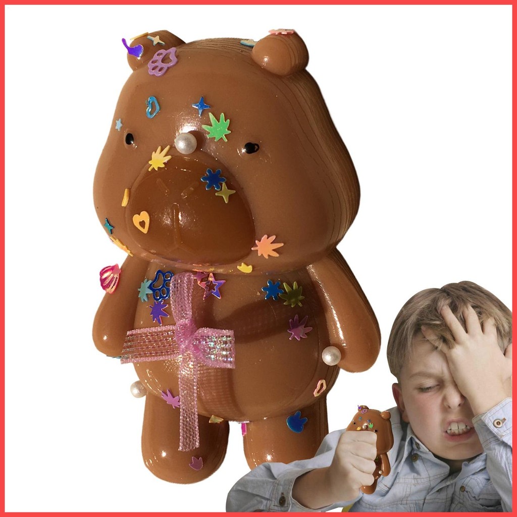 Animal Fidget Toy Cute Capybara Pinch Toy High Resilience Rebound ...