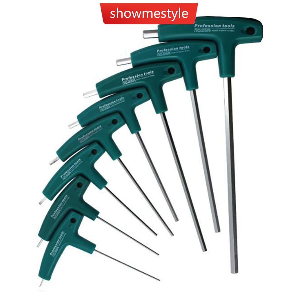 SMS 1Pc T Type Hex Key Allen Wrench Set Hexagonal Wrench with Rubber ...