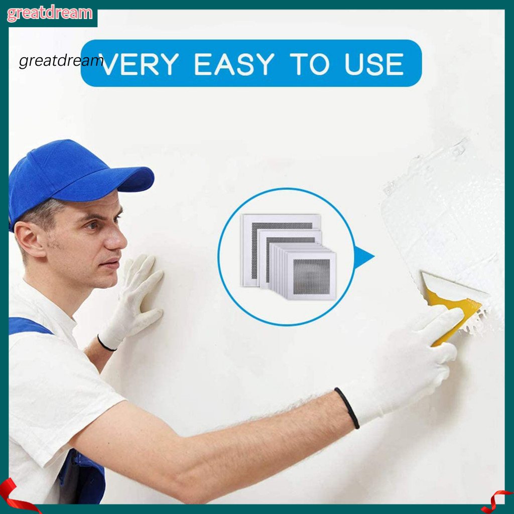 greatdream| 2Pcs/Set Wall Repair Patch Self-adhesive Fine Mesh Aluminum ...