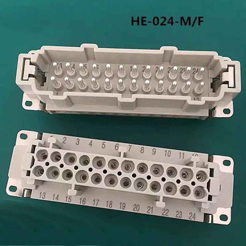 Heavy-duty connector Industrial aviation plug internals 24-PIN HDC-HE ...