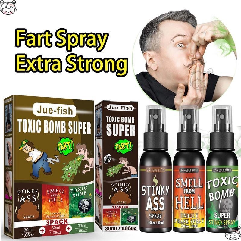 Fart Spray Extra Strong 30ML Safe and Portable Hilarious Stinky Joke Toy Liquid Gag Gifts ...