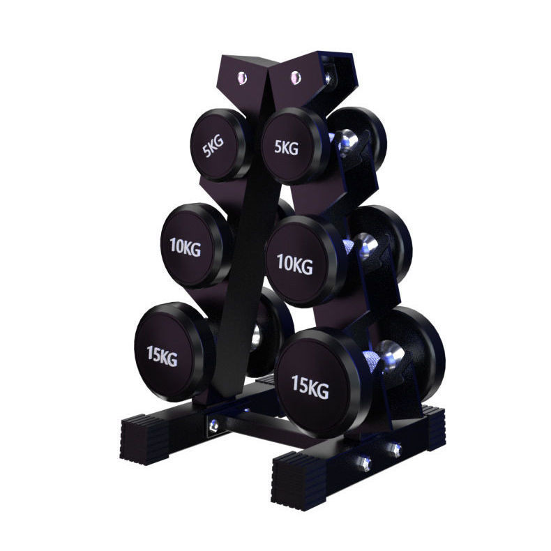 M-6/Triangle Dumbbell Rack Three Pairs Six Pairs Ten Pairs Dumbbell ...