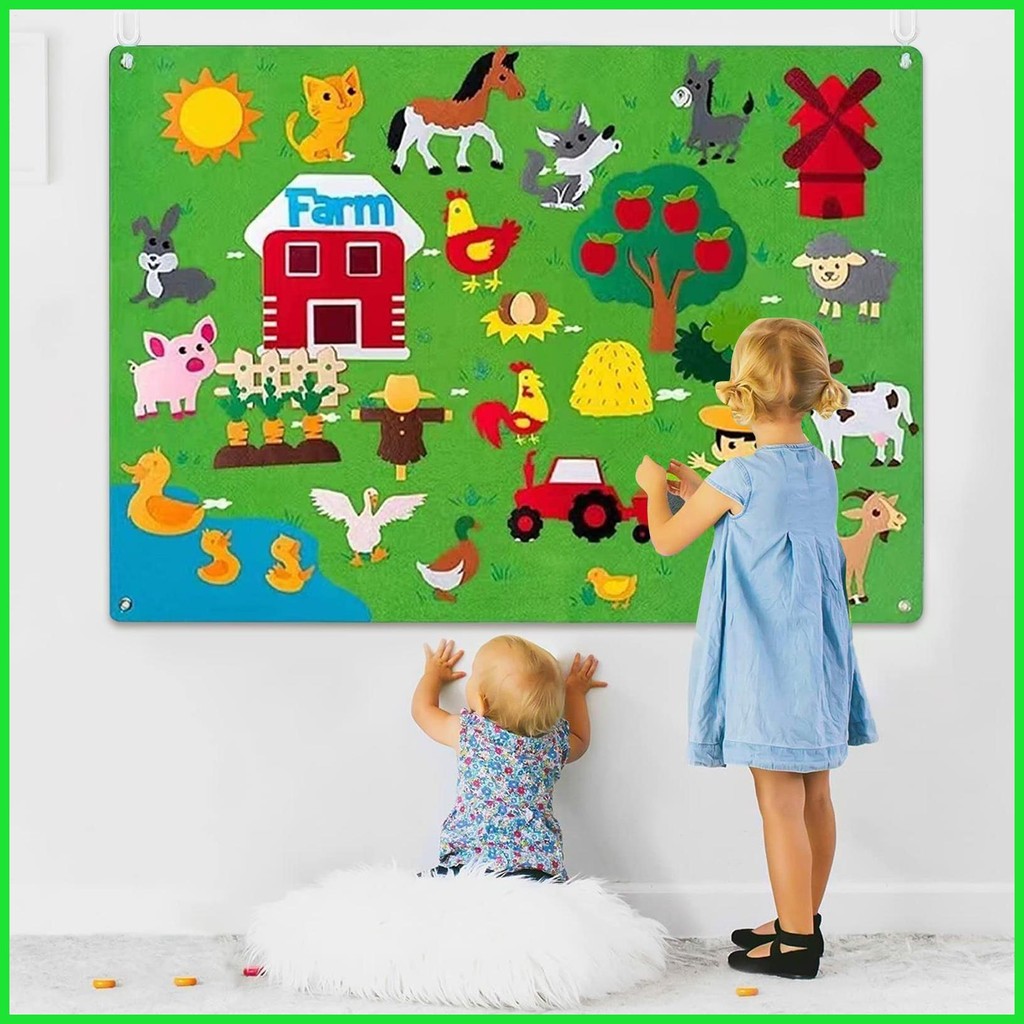 Felt Story Board Set Storytelling Teaching Interactive Play Kit for ...