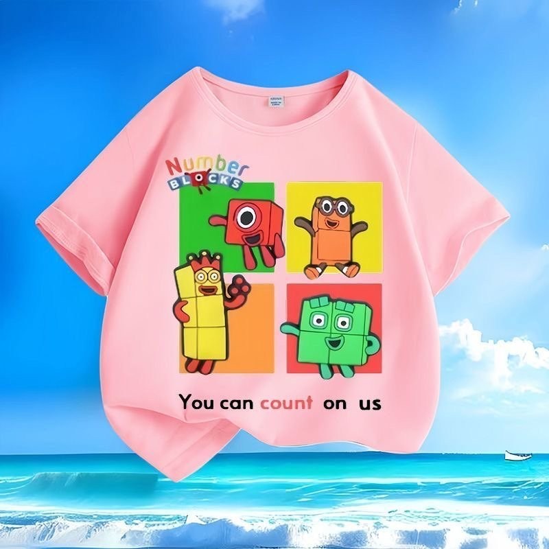 Numberblocks shirt for kids cotton t shirt Numberblocks t shirt A2 ...