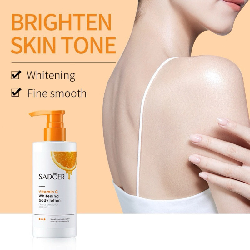 SADOER_Official Vitamin C Whitening Body Lotion Natural Orange Extraction 250g Losyen Badan ...