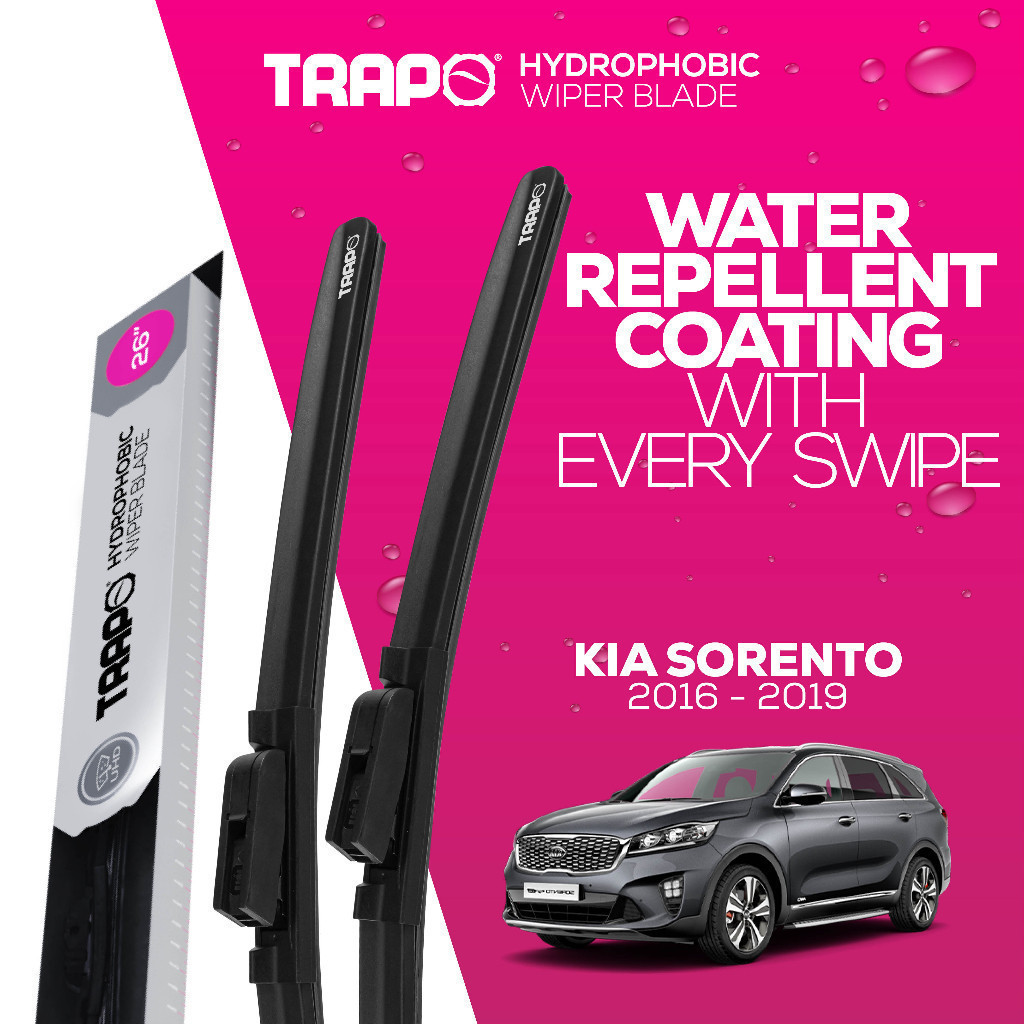Trapo Hydrophobic Car Wiper Blade Kia Sorento (2016 -2019) | Shopee ...