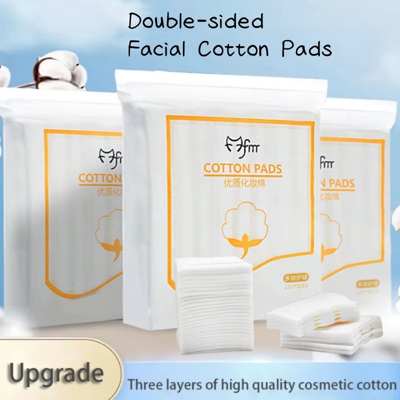 222pcs Square Cotton Pads Face Makeup Remover Cotton for Makeup Nail ...