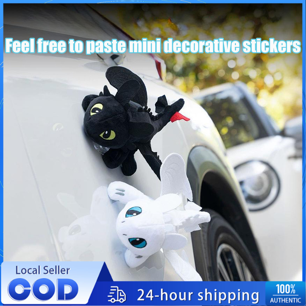Creative Little Flying toothless dragon plush toys car accessories how ...