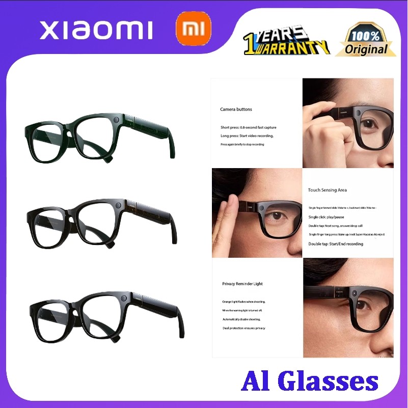 Xiaomi AI Glasses, Xiaomi Smart Glasses, Bone Conduction shooting ...