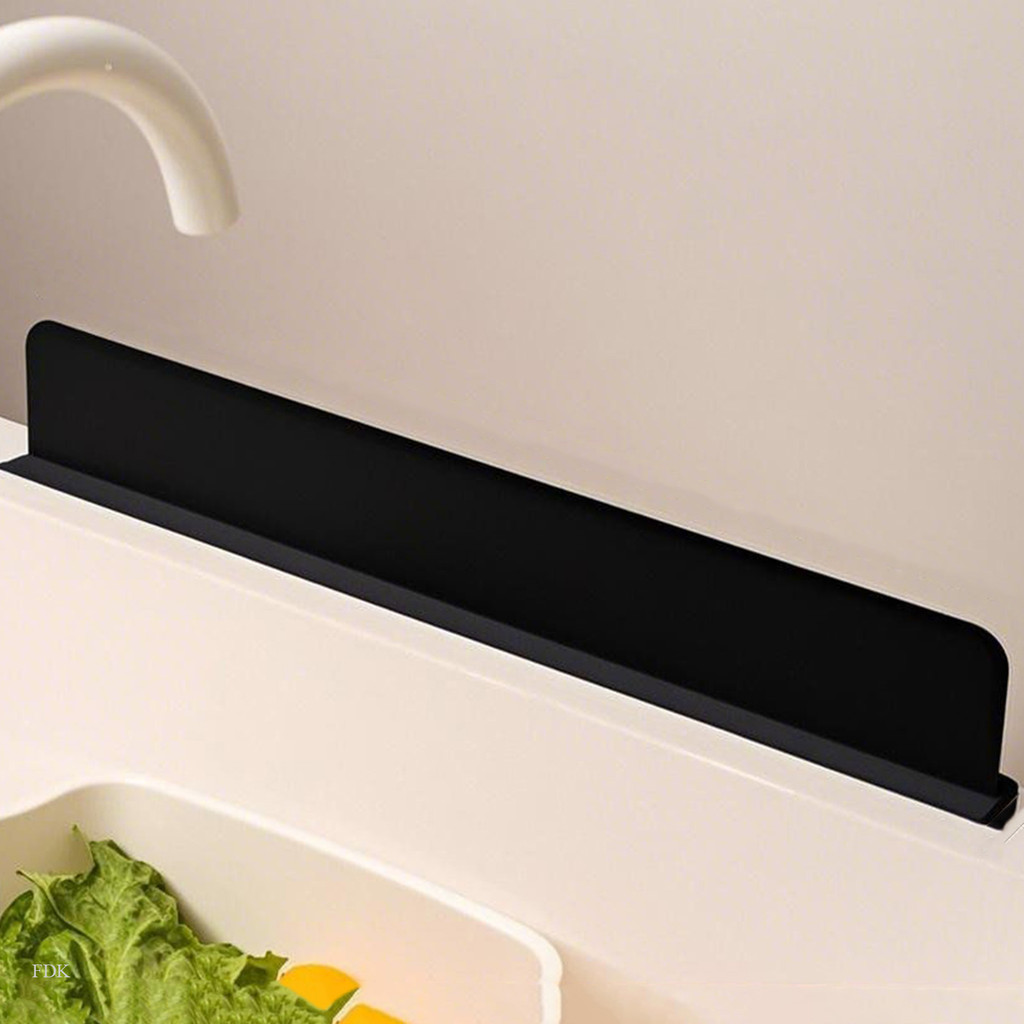 FDK 1pc Kitchen Sink Splash Guard, Kitchen Silicone Water Baffle Plate ...