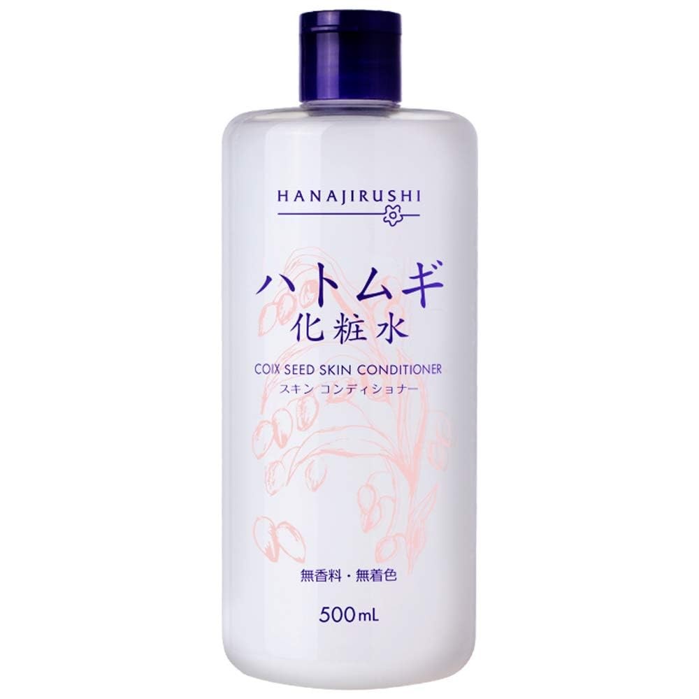 Hanajirushi Hatomugi lotion 500ml for face and whole body, unscented ...