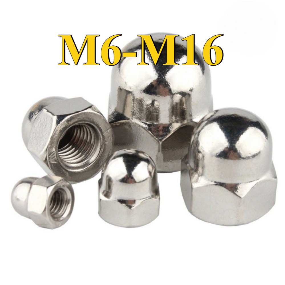 304 Stainless Steel (Negative Thread) Cap Type Nut/M6/M8/M10/M12/M16 ...