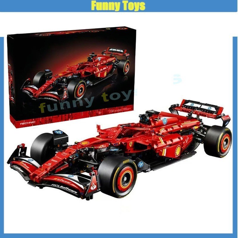 42207，SF-24，F1 Car Building Blocks Formula Racing 1:8 Technic Car Gifts ...