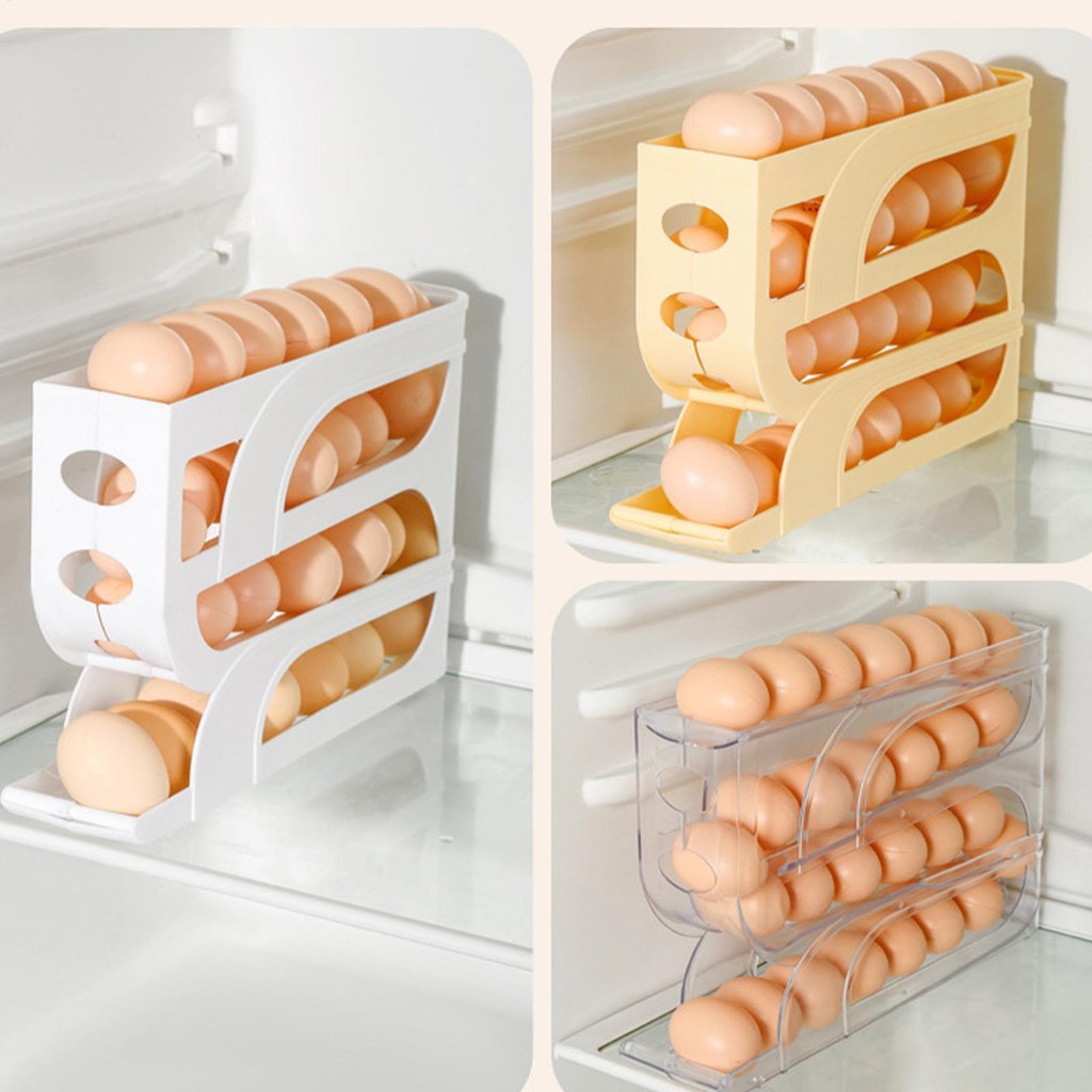 Egg Rack for Refrigerator Egg Holder Refrigerator Container Egg ...