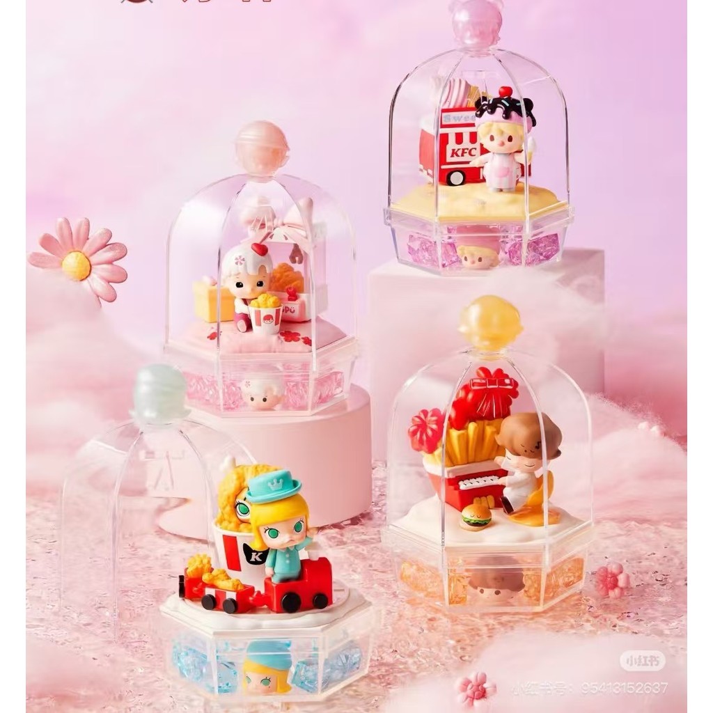 KFC x Bubble Mart Joint Guardian Star Wish Series DIMOO MOLLY Blind Box ...