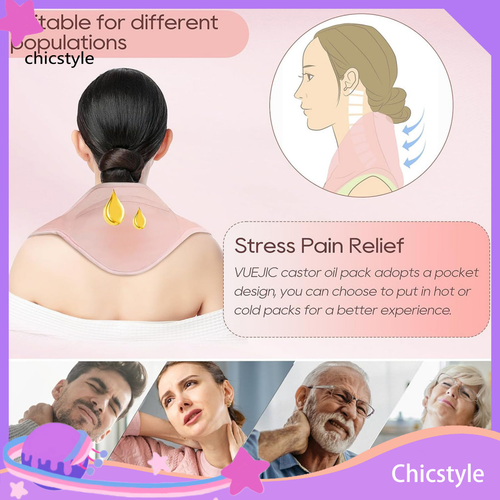 chicstyle Effective Castor Oil Pack for Neck Stiffness Castor Oil Pack ...