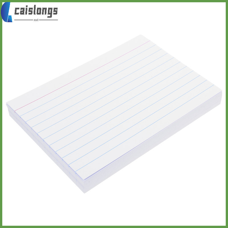 200 Pcs Index Card Small Blank Cards Horizontal Grid Thicken Ruled ...