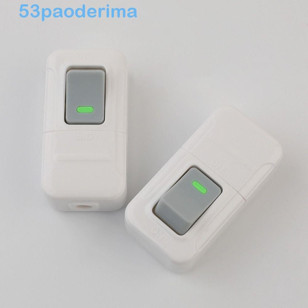 PAODERIMA 30 PCS Push Button Switch, White ON OFF Midway Control Switch ...