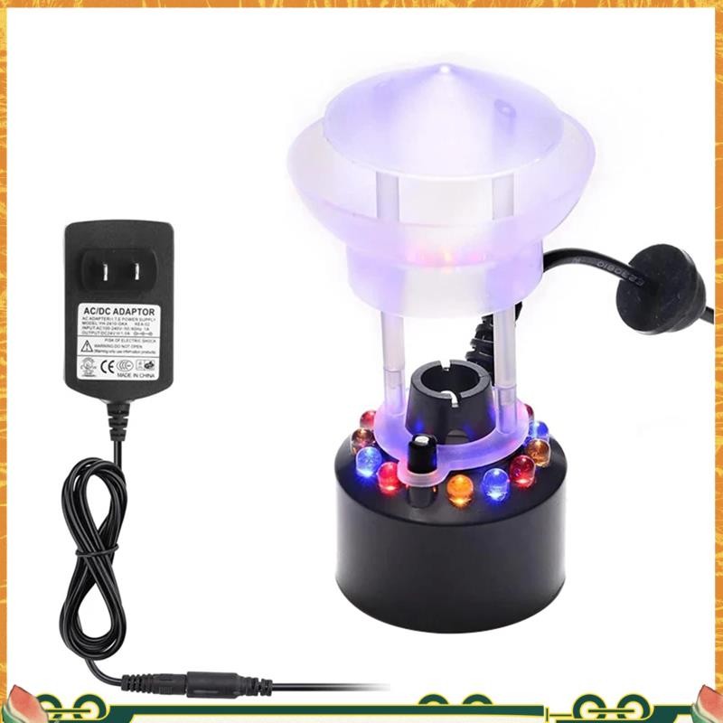Mist Maker 12 LED Mister Fogger Water Fountain Pond Fog Machine ...