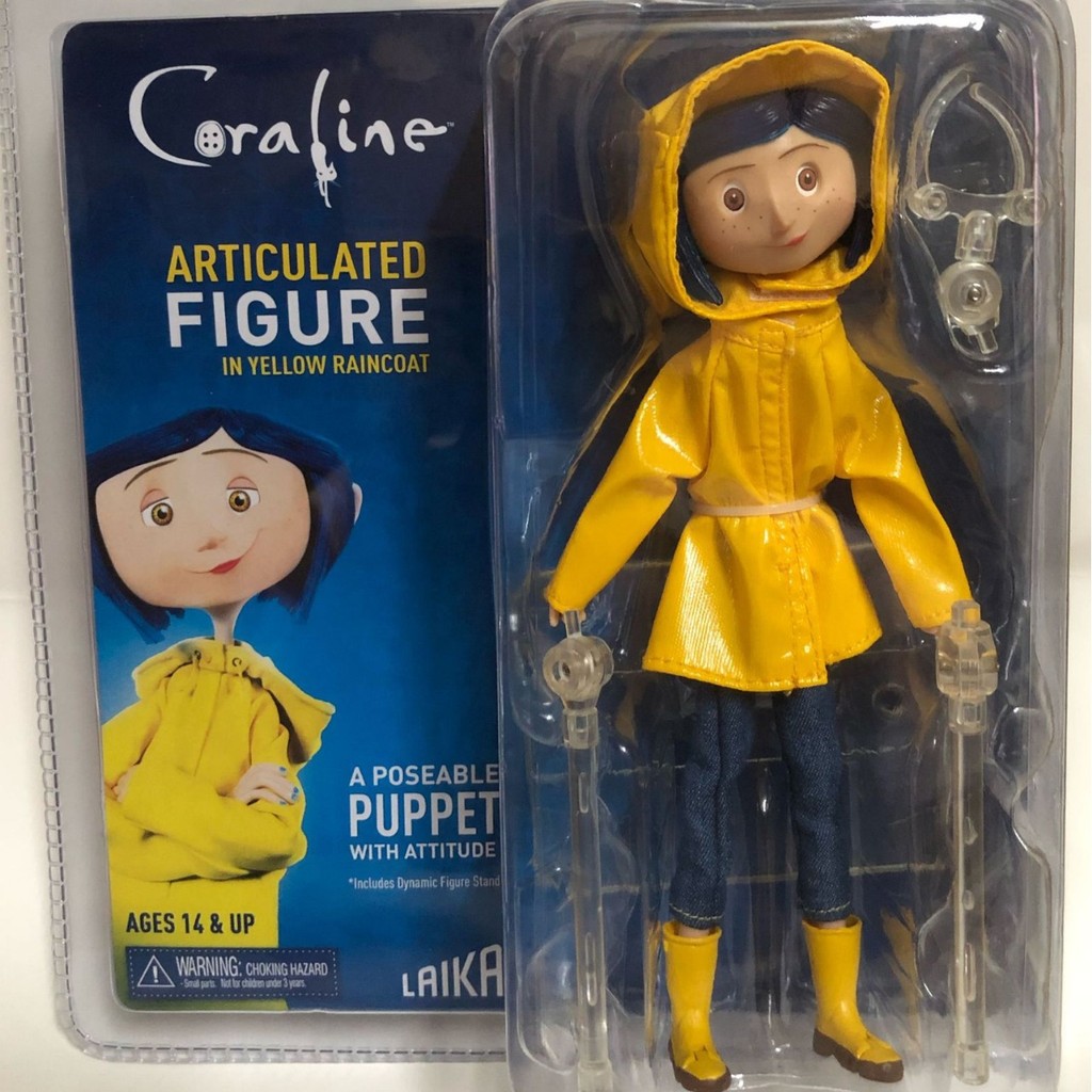 Caroline Doll Raincoat Model Inch NECA Super Movable Movie Version 7 ...
