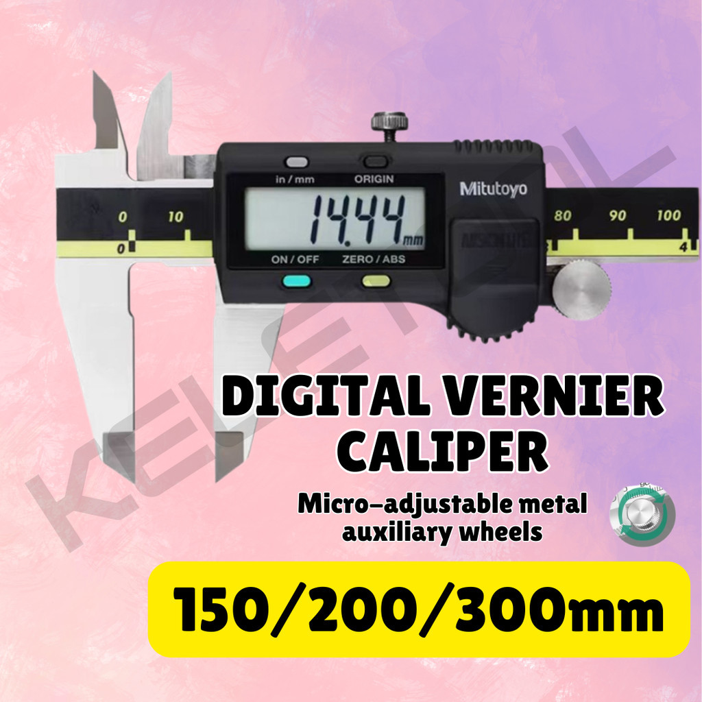 Mitutoyo CNC 150/200/300mm Digital Vernier Caliper LCD Electronic ...