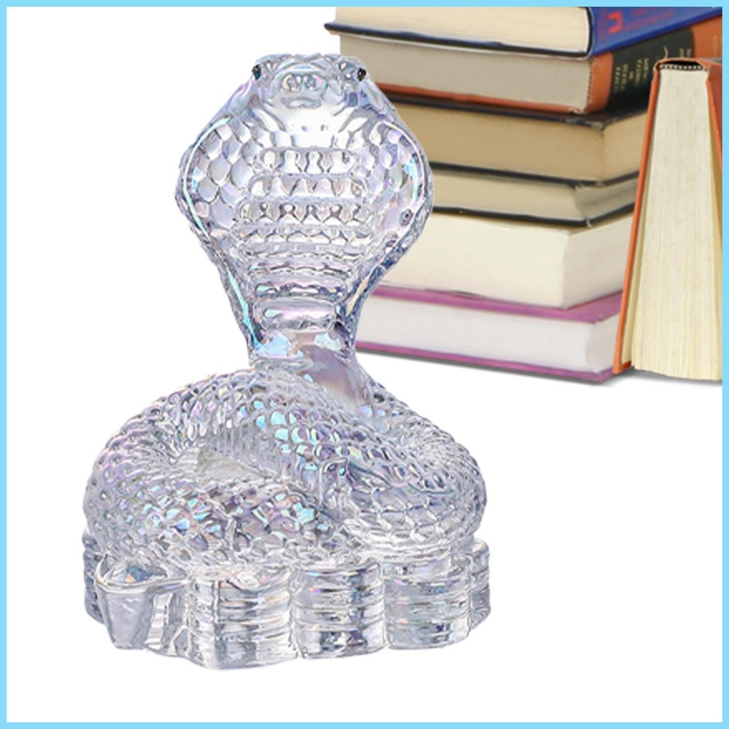 Snake Crystal Figurine 3.2inch Collectible Snake Statue Crystal ...