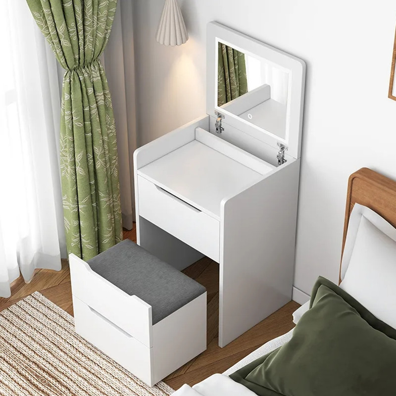 Dressing Table Small Apartment Dresser Bedside Storage Cabinet Mini ...