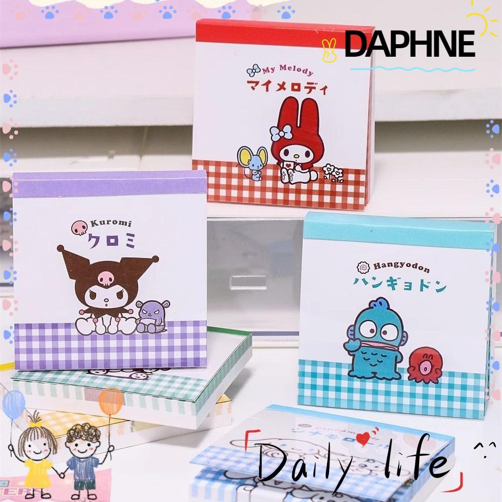 DAPHNE 80pcs Memo Pads, Cartoon My Melody Sticky Notes, Kawaii Paper ...