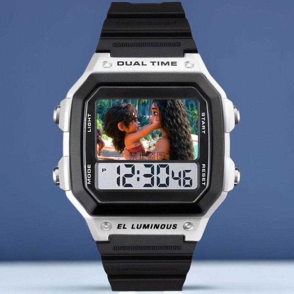 Moana Moana Princess Moana Electronic Watch Merchandise Flower Spotted ...