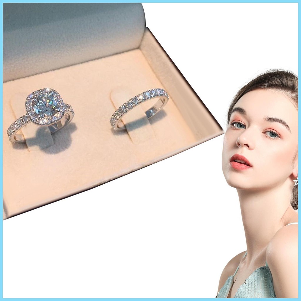 Matching Couple Rings Promise Rings Couple Matching Rings with ...