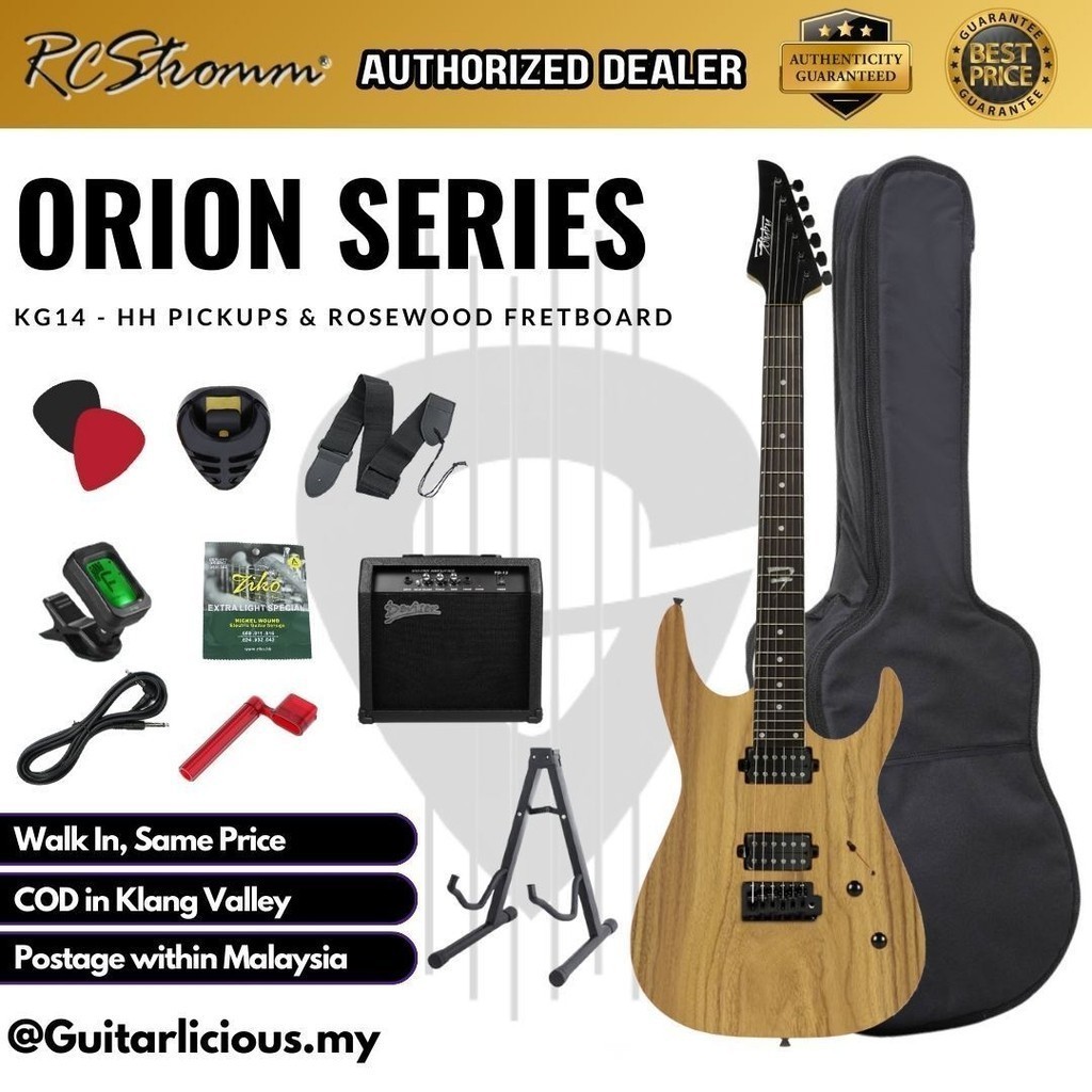 ORION Series Electric Guitar with Rosewood Fretboard and Tremolo ...