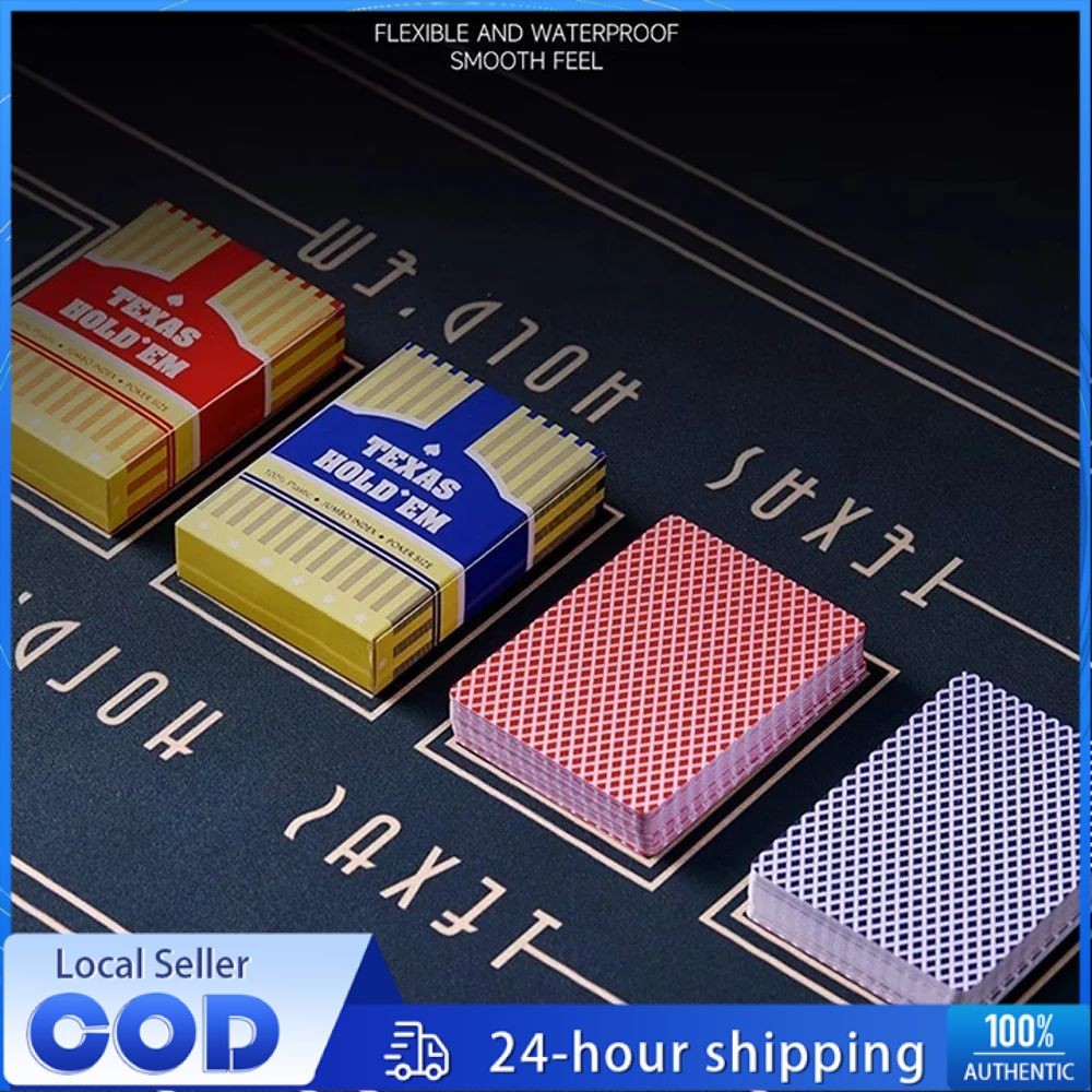 Plastic Playing Cards PVC Texas Holdem Poker Card Waterproof Frosted ...